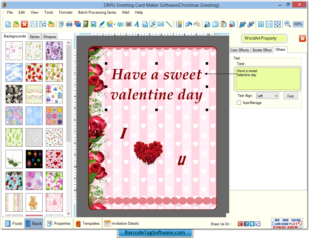 Screenshot Of Greeting Card Maker Software BarcodeTagSoftware screenshot-of-greeting-card-maker-software-barcodetagsoftware